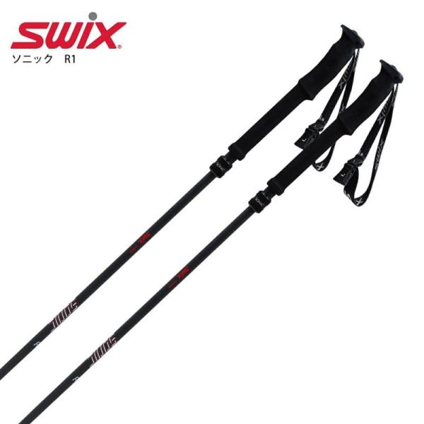 【発売日：2026年11月30日】SWIX スウィックス スキー ポール ストック■ソニックR1 / AR112-E0SIZES105-130cm（アジャスタブル）・シャフト：100％フルカーボン ・グリップ：レッドミディアム75mm・チッ...