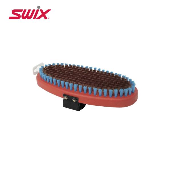 SWIX（スウィックス）T0162Oオーバルブロンズブラシ中目リフレッシュニングブラシの二番目に使用。またはスクレービング後の最初のブラッシングや二番目のブラッシングに使用。ワクシングの前にブラッシングし、滑走面に残ったケバや酸化膜を取り除...