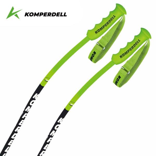 KOMPERDELL　ポール・ストック■NATIONALTEAM CARBON SUPER-GSizes120-140 cmFeatures:・race grip Duplo・race strap・carbon,径16/10 mm, ben...