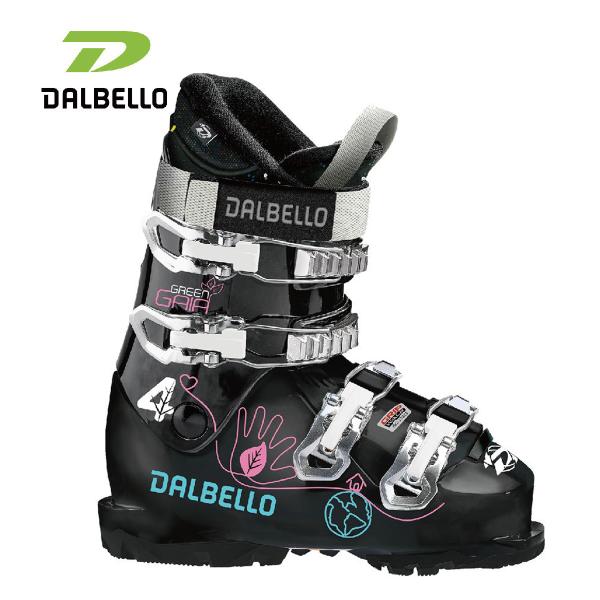 DALBELLO ダルベロ スキーブーツ■GREEN GAIA 4.0 GW　グリーンガイア 4.0 グリップウォークART.NO. D2210204.10フレックス（硬さ）：40ラスト（幅）：ジュニアラストカラー・ブラック×ブラックサイズ...