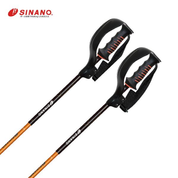 SINANO シナノ スキーポール・ストック■CK-14 ボーグ付き■COLORオレンジ/ORG(#22P-32ORG)■SIZES110cm/113cm/115cm/117cm/120cm/123cm/125cm/127cm/130cm■...
