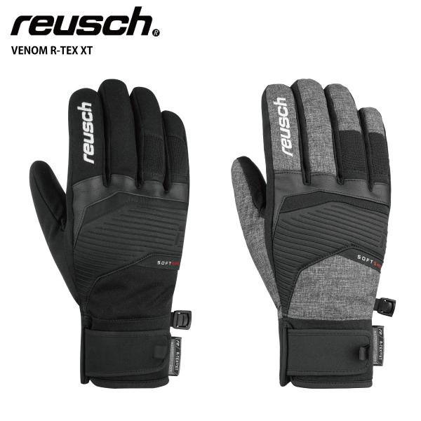 REUSCH ロイシュ グローブ■VENOM R-TEX XT防水シート入りのエントリーモデルです。柔らかく快適なソフトシェル素材を採用したアクティブなデザイン。フィッティングを高めるショートカフスタイルのグローブです。タイトカフWINDP...