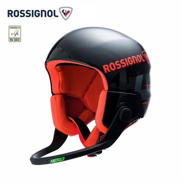 ROSSIGNOL ロシニョール スキーヘルメット■HERO GIANT IMPACTS FIS (WITH CHINGUARD)　ヒーロージャイアントインパクトフィス ウィズチンガードカラー■BLACKサイズ5456586061+・wei...