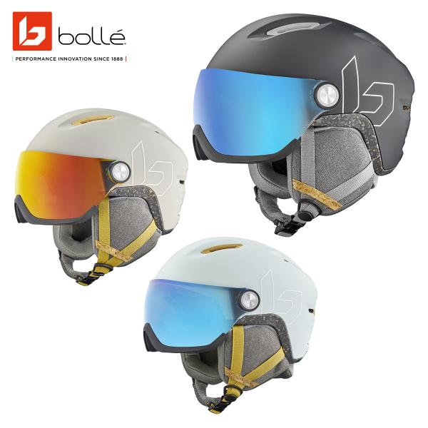 bolle ボレー スキーヘルメット■ ECO V-ATMOS　エコ ブイアトモス■カラー・Matte Black/Eco Photchromic Blue(ECO調光レンズ)・Matte Oatmeal/Eco Photochromic ...