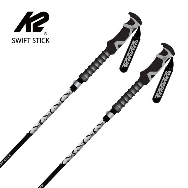 K2 ケーツー ポール ストックSWIFT STICKS2209005010GRIPFreetour Grip W/ Emergency Release StrapSHAFTAdjustable 7075 AluminumBASKET95m...