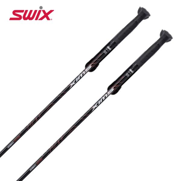 SWIX スウィックス スキー ポール ストック■レッドライン フェニックス カーボン / 25010-23-10000シャフトカーボングリップアドタブ付き DD4 ダブルモールドグリップリングスタンダードリングチップRDHH039REサイ...