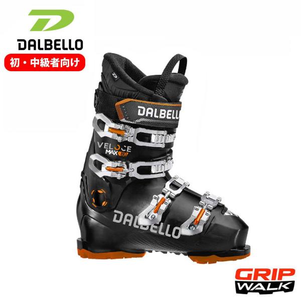 DALBELLOダルベロスキーブーツ■VELOCEMAXGW80ヴェローチェマックスグリップウォーク80フレックス（硬さ）：80ラスト（幅）：104mmART.NO.D2304010.10カラー:ブラック×ブラックサイズ:25.5-32.5...