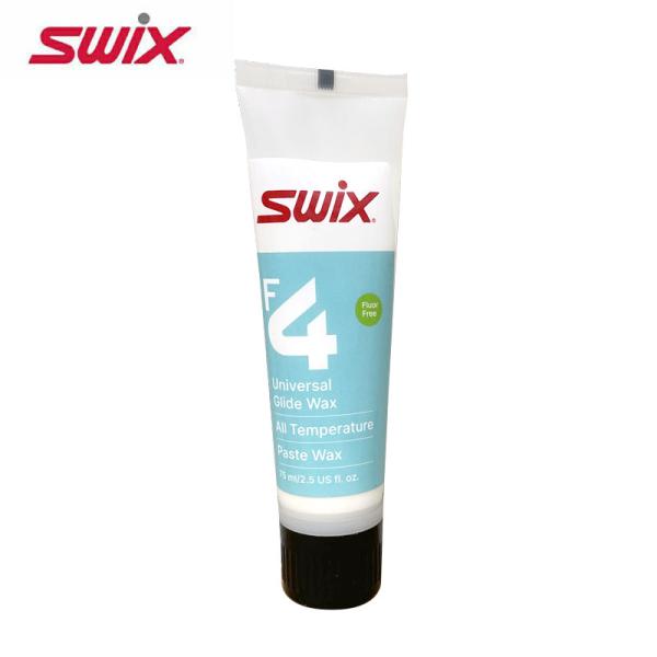SWIX スウィックスワックス■F4-23-75 / F4ペースト 75ml容量：75mlより素早く簡単いワックスを塗ることを可能にしたシリーズ。誰でも気軽に塗ることが出来るフッ素ユニバーサルワックス。それはスムーズなターンを生み出したり、...