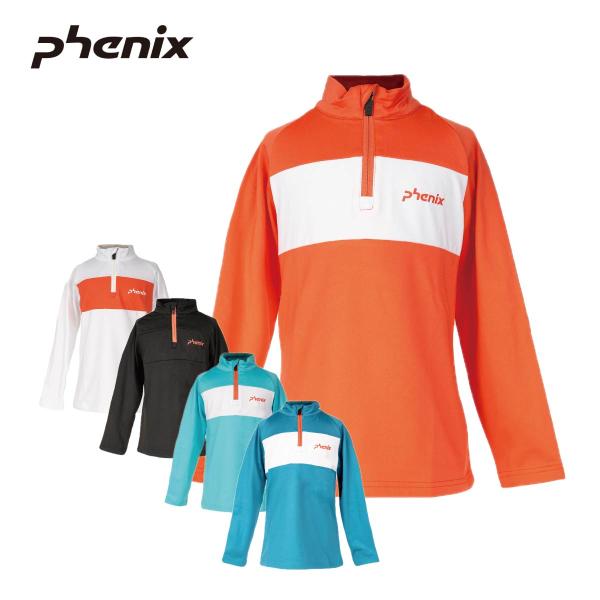 Phenix フェニックス スキーウェア アンダーシャツ■ESG24LS90Front Line Junior 1/2 Zip Tee フロントラインジュニア1/2ジップティー素材・4way Stretch Fleece・POLYESTER...