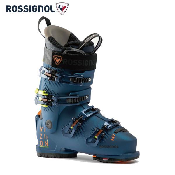 ROSSIGNOL ロシニョール スキーブーツ■VIZION 4B PRO 120 MV GWフレックス（硬さ）：120ラスト（幅）：100mmCOLOR・Metal BlueSIZE・24-29.5■VIZIONより簡単にスキーブーツが履...