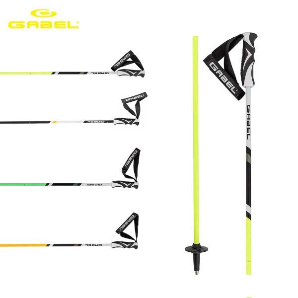 GABEL ガベル スキー ポール ストック■CARBON CROSSCOLOR：品番・yellow：700819028・black：700819025・green：700819027・orange：700819026SIZES110cm,...