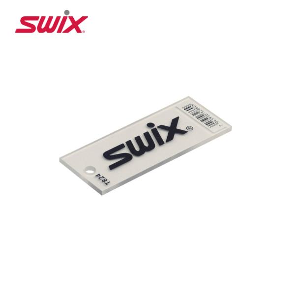 SWIX　スクレーパープレキシスクレーパー T0824Dサイズ：128mm×55mm×4mm■ホットワクシング後のスクレーピングに使用。ストラクチャー仕上げを施した滑走面には、たわみの少ない厚めのスクレーパーが最適。低温用のワックスは硬いの...