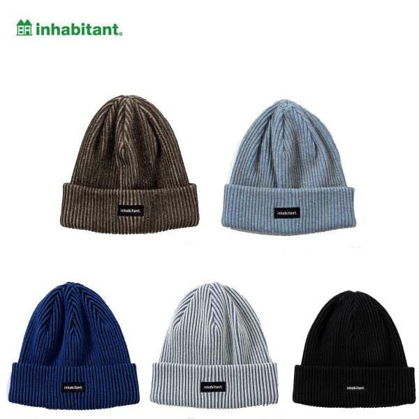 inhabitant インハビタント スキー ヘッドウェア キャップ■ISM24HW51inhabitantLOGOKNITCAPインハビタント ロゴ ニットキャップ素材表:綿100%COLOR・KHAKI・ICEBLUE・BLUE・PUR...