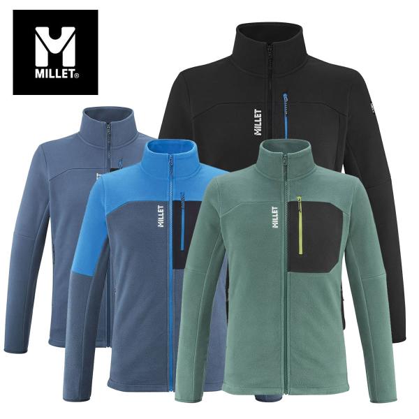 ミレー MILLET スキーウェア ミドルレイヤー■MIV10259CIMAI FLEECE JKT Mシマイ フリース ジャケット メンズ素材・RECYCLED BRUSHED FLEECE 300 // PE25% RECYCLE PE...