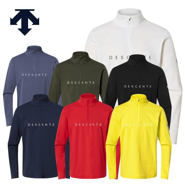DESCENTE デサント スキーウエア トップス■DW5FLT01MT-NECK ティーネック素材表地：Techinsta48 ポリエステル50％ 複合繊維（ポリエステル50％）ストレッチの効いた素材を採用したアンダーシャツ。鮮やかなカラ...
