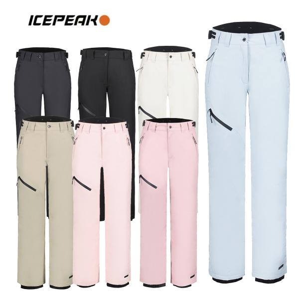 ICEPEAK アイスピーク  スキーウェア パンツ■854040659CURLEW WOMENカーリュー・ウーマン耐水圧：10000mm透湿性：10000mvp素材100% PES (W) Lining: 100% Repreve PES...