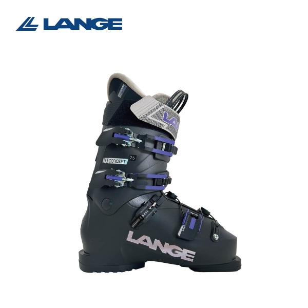 LANGE ラング スキーブーツ■CONCEPT 7.5 Wフレックス（硬さ）：75ラスト（幅）：103MMCOLOR・BLACK PURPLESIZE・22.0/22.5、23.0/23.5、24.0/24.5、25.0/25.5、26....