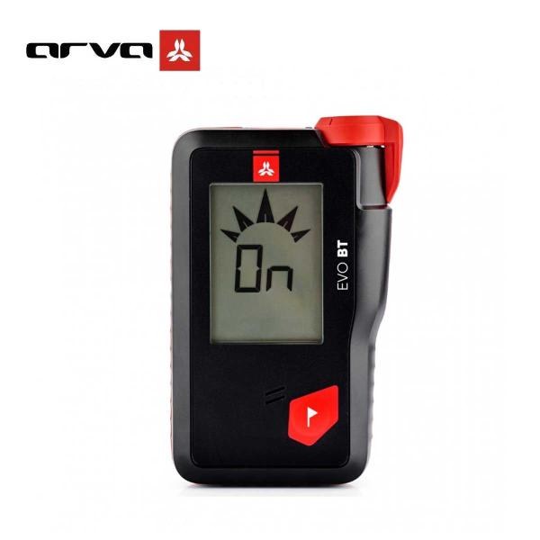 arva アルバ  ビーコン■EVO BT特徴・60mの捜索帯幅・GROUP CHECKモードでは送信周波数と電力をテスト・埋葬された犠牲者をすでに特定するためのマーキング機能・4人以上の犠牲者がいる場合、多重埋葬インジケーターに「+」が表...