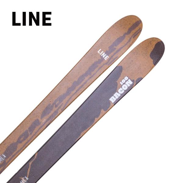 LINE ライン スキー板■BACON 108  ベーコン 108■166cm R：( - m)サイドカット：(142/108/137 mm)■172cm R：( - m)サイドカット：(142/108/137 mm)■178cm R：( ...