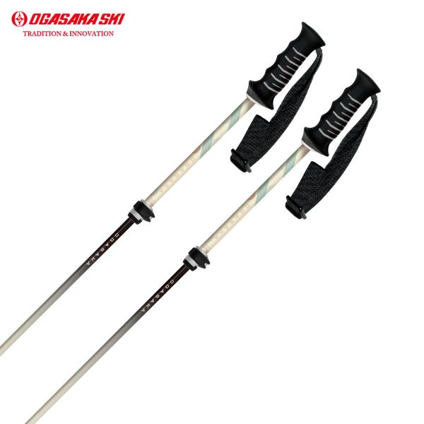 OGASAKA オガサカ スキーポール ストック■LC-FS/IVサイズ・フリー（90〜115cm調節可能）カラー・IV素材・アルミ14.3φ＋カーボン12.1φ原産国・日本※メーカー企画書の情報で商品登録を行っております。予告なしに商品名...