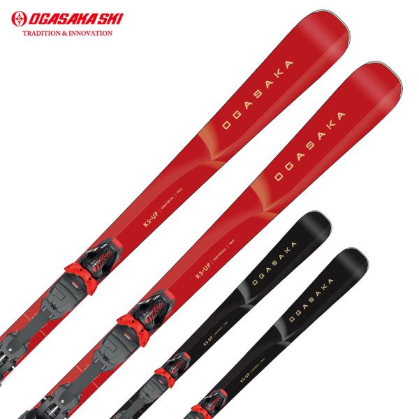 OGASAKA オガサカ スキー板■KS-UP RD/BK■155cm R：( 12.1 m)サイドカット：( 117/69/102 mm)■160cm R：( 12.9 m)サイドカット：( 117/69/102 mm)■165cm R：...