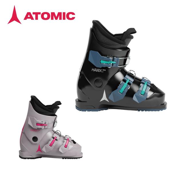 ATOMIC アトミック スキーブーツ■Hawx Kids 3ホークス キッズ 3ラスト（幅）：98 mm Junior LastCOLOR・Black/Teal：AE5031540・Dust/Pink ：AE5031560SIZE・19/...
