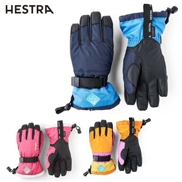 HESTRA ヘストラ スキーグローブ■32530 Gauntlet CZone Jr ゴーントレット・クゾーン・ジュニア カラー ■Dk Navy/Sky Blue■Orange Multi■Fuchsia/Ivory サイズ 3,4,5...