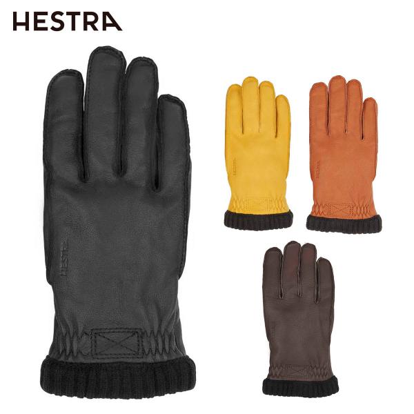 HESTRA ヘストラ スキーグローブ■20210 Deerskin Primaloft Rib ディアスキン・プリマロフト・リブ カラー ■Black■Natural Yellow■Cork ■Dark brown サイズ 7,8,9,1...