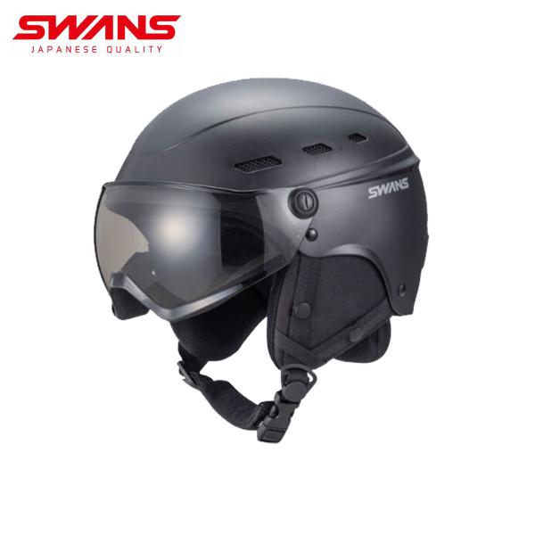 【発売日：2026年11月30日】スワンズ SWANS スキーヘルメット■H-82VISORカラー■MBK/マットブラック可視光線透過率カテゴリー S1(43-80%)バイザーカラー：ライトグレイサイズ・M：54-58cm (590g)・L...
