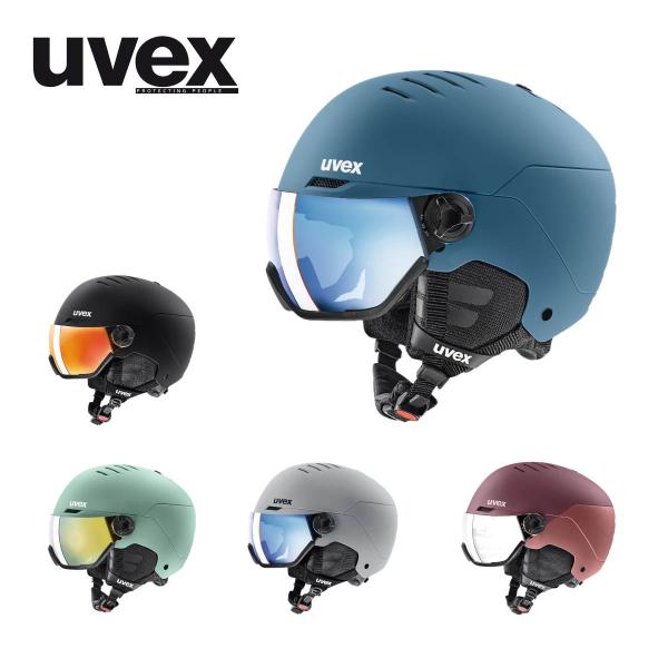 【発売日：2026年11月30日】UVEX ウベックス スキーヘルメット■wanted visor / ウォンテッド バイザーカラー■ストーンブルーマット/ブルーミラー.スモーク(S2)■ブラックマット/レッドミラー.スモーク(S2)■オキ...
