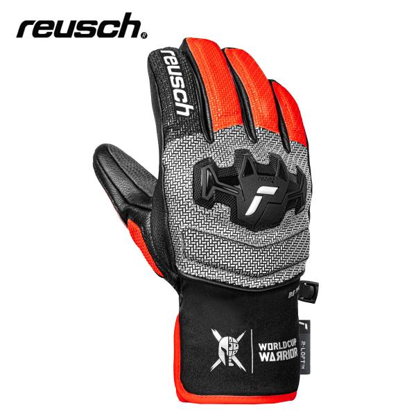 【発売日：2026年11月30日】REUSCH ロイシュ スキーグローブ■6571111 WORLDCUP WARRIOR GS Juniorワールドカップ ウォリア ジーエス ジュニアカラー■7588 ブラック / シルバー / フルオレ...