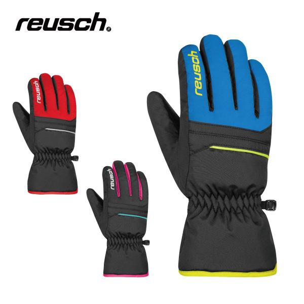 【発売日：2026年11月30日】REUSCH ロイシュ スキーグローブ■6461115ALAN JUNIORアラン ジュニアカラー■Black/B_Blue/S_yellow / 7002 ブラック /ブリリアントブルー / セーフティイ...