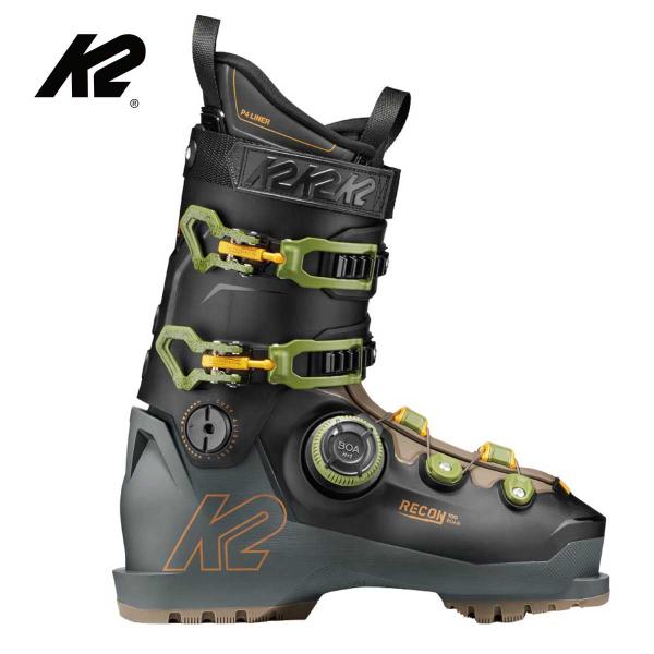 K2 ケーツー スキーブーツ■RECON 100 BOA　リーコン 100 ボアフレックス（硬さ）：100ラスト（幅）：97-100mmSIZE・24.5cm、25.5cm、26.5cm、27.6cm、28.5cm、29.5cm、30.5c...
