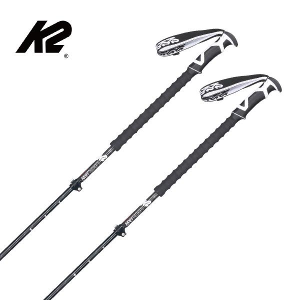 【発売日：2026年12月15日】K2 ケーツー スキー ポール ストック■LOCKJAW CARBON　ロックジョー カーボン　S2209002COLORS：BLACKSIZES：90 - 130cm、105 - 145cm（調整可能）G...