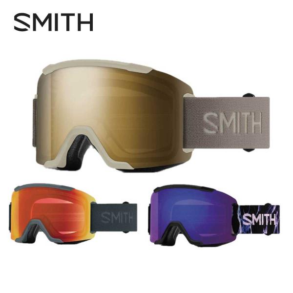 【発売日：2026年11月30日】SMITH スミス スキーゴーグル■Squadスカッド■カラーレンズ（可視光線透過率VLT）EXTRA LENS（可視光線透過率VLT）■CHALKCP SUN BLACK GOLD MIRROR（14％）...