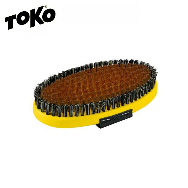TOKOトコビッグブラシメタルストラップ付きで持ちやすく作業効率が高いビックサイズなハンドブラシ。ホットワクシング前の滑走面をクリーニングする場合に使用する。メタルはひどく汚れた滑走面や酸化膜除去作業に使用します。