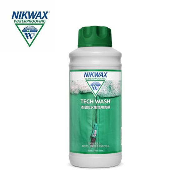 NIKWAX ニクワックス■テックウォッシュ / EBE183洗剤(撥水生地用)容量:1リットルアウトドアウェアやスポーツウェア全般、ギアにも使用が可能。4着以上のウェアや大きなギア(テント等)を一度に洗濯する時に最適。また、定期的に洗濯を...