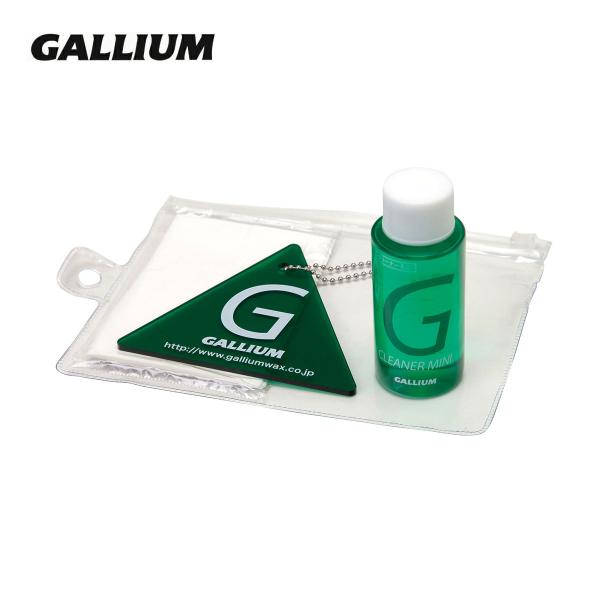 GALLIUM　ガリウム■クリーニングKit/TU0159セット内容・ミニクリーナー(60ml)・フィールドスクレーパー・ペーパー持ち運びに便利なクリーニングキット！これさえあれば、いつでもどこでもクリーニングができちゃう！！春先のバックカ...