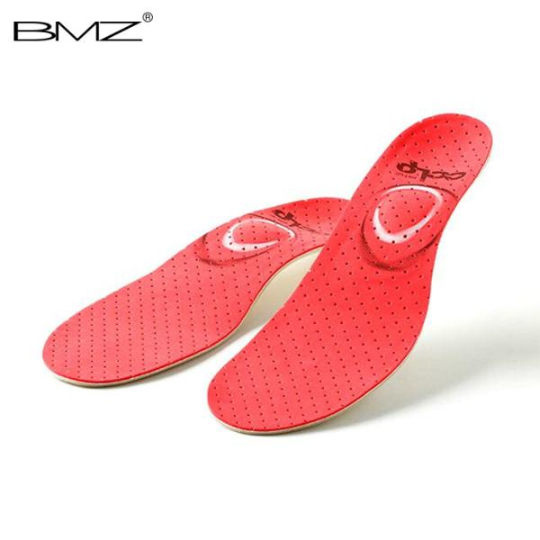 BMZインソール■Cal Power ski　カルパワースキーカラー：レッド重さ：約39g（片側のみ）素材：【表面】EVA樹脂足から発生する力(運動)を脚から全身へ大きな力(運動)に変えます。表面に通気性の良い人工レザーを使用。ベーシックモ...