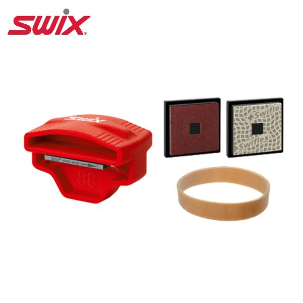 SWIX スウィックス チューンナップ用品■ポケットエッジャーキット TA3005Nサイドエッジ＝87°、88°40mmファイル付きダイヤモンドストーン・ストーンサンディング・ストッパーホルダー付き