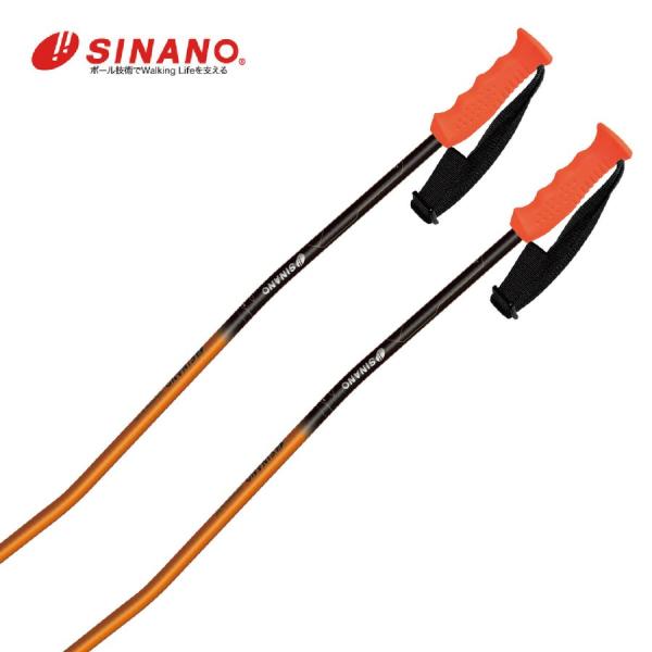 SINANO シナノスキーポール・ストック・GSストックGS-R■COLORオレンジ/ORG(#22P-34ORG)■SIZES110cm/113cm/115cm/117cm/120cm/123cm/125cm■重量約259g/本(120c...