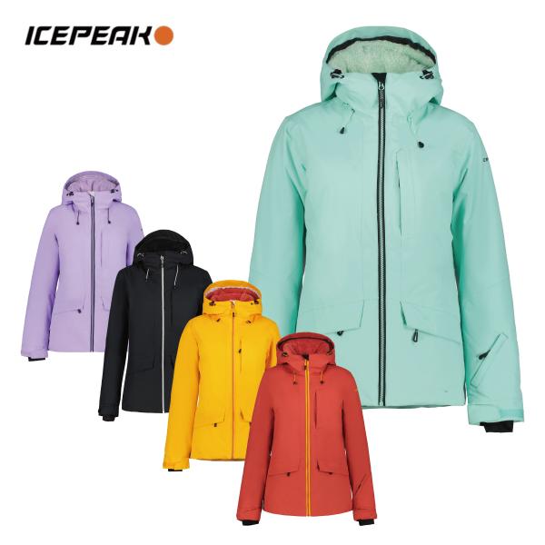 ICEPEAK アイスピーク スキーウェア ジャケット レディース■53229ICEPEAK CATHAYアイスピークキャセイ■耐水圧：10000mm■透湿性：5000g/m2/24h■カラー・510:LIGHT GREEN・720:LAV...