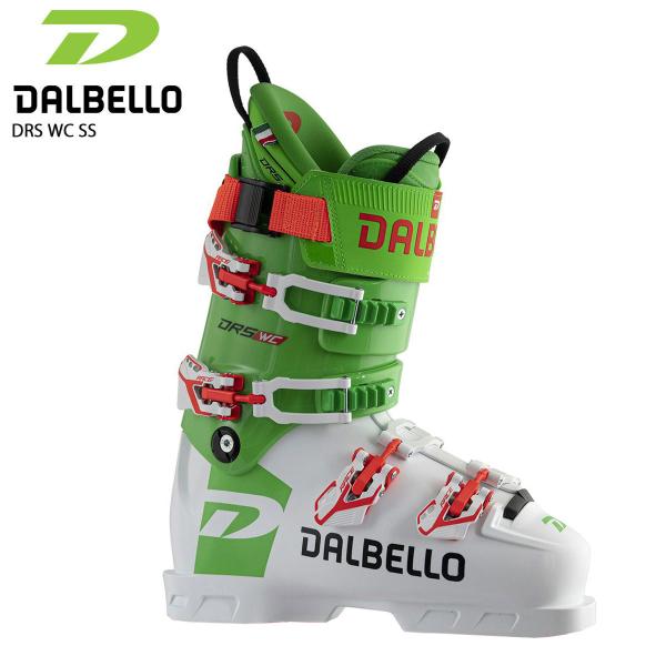 DALBELLO ダルベロ スキーブーツ■DRS WC SSDRS ワールドカップ SSフレックス（硬さ）：115ラスト（幅）：92 mmART.NO.D2301004.00カラー:ホワイト×グリーンレースサイズ:22.5 - 28.5 c...