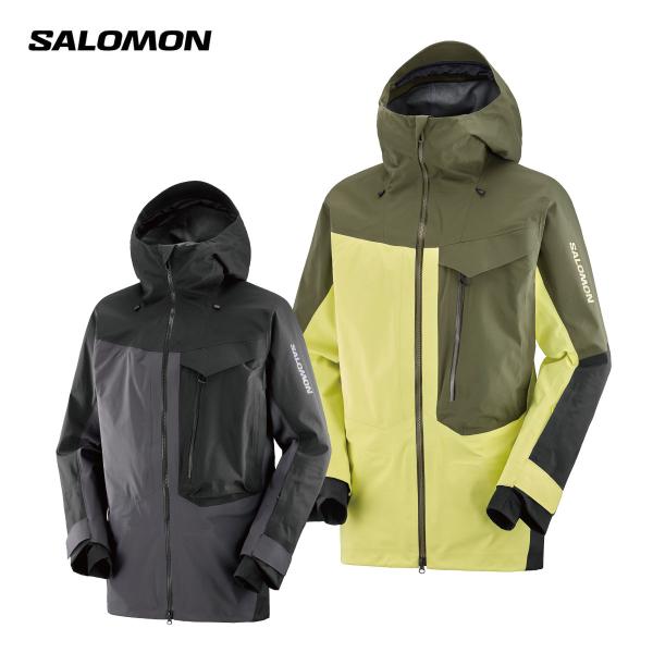 SALOMON サロモン スキーウェア■MOON PATROL GORETEX JKT Mムーン パトロール ゴアテックス ジャケット自分のルールを設定するライダーのためのフリーライド用ジャケット。ゴーグルワイプ付きリフト券ポケットゴーグル...