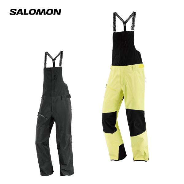 SALOMON サロモン スキーウェア■MOON PATROL GORETEX BIB Mムーン パトロール ゴアテックス ビブ自分のルールを設定するライダーのためのフリーライド用ビブパンツ。ジップ付き腿ポケット×1ビブのジップ付きポケット...