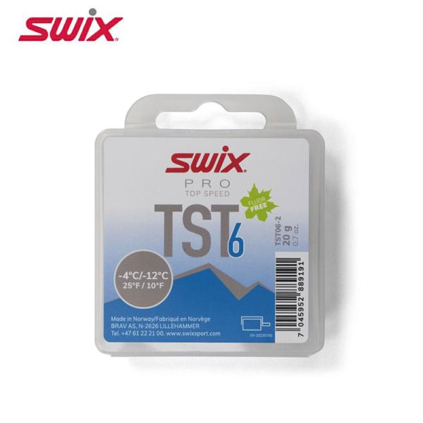 SWIX スウィックス ワックス■TST06 / TS ターボブルー 20g汚雪や乾燥した摩擦係数の多い雪（アイスバー等）に機能するレーシングワックス20g-4℃〜-12℃SIZE:20gフッ素無配合■特徴固形ワックス