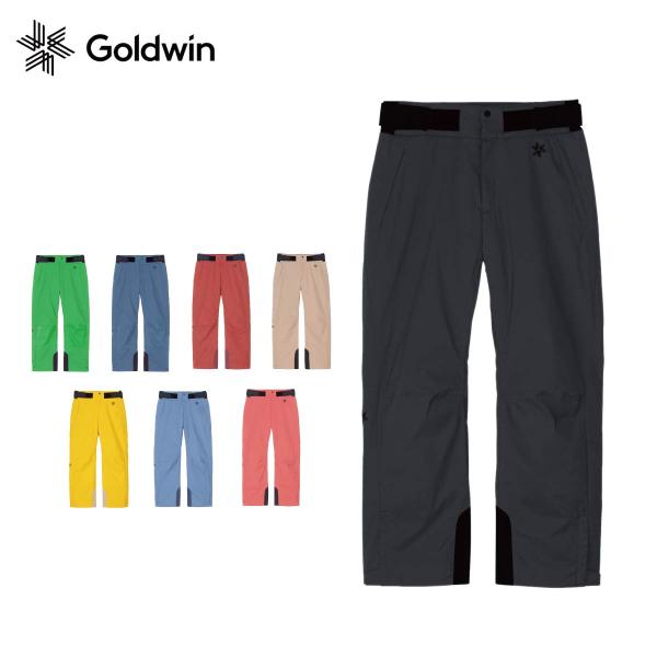 GOLDWIN ゴールドウイン スキーウェア■G33355BG-Solid Color Wide Pants Gソリッドカラーワイドパンツ耐水圧：20,000mm透湿性：10,000g/m2/24h素材 〈表地〉 身生地: Dermizax...