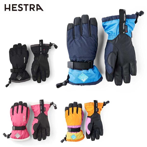 HESTRA ヘストラ スキーグローブ■32530 Gauntlet CZone Jr ゴーントレット・クゾーン・ジュニア カラー ■Black/Graphite■Dk Navy/Sky Blue■Orange Multi■Fuchsia/...