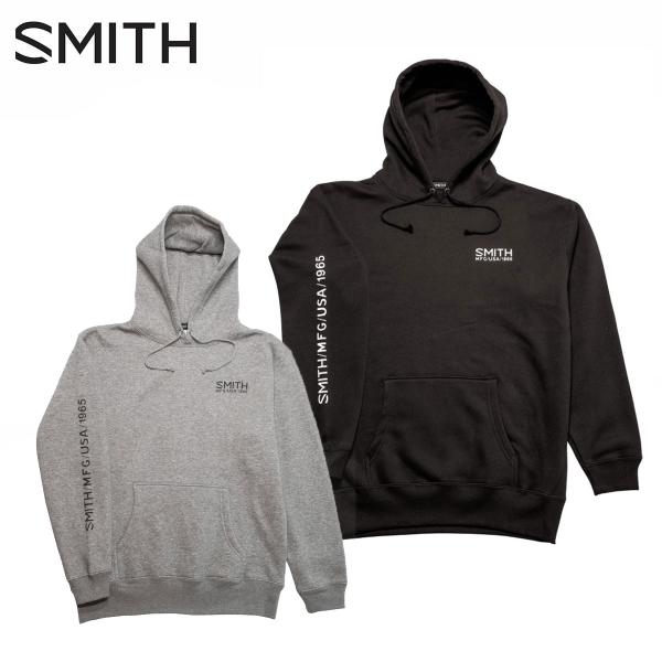 SMITH スミス ウェア/パーカー■ISSUE HOODIEポリエステル52％コットン48％裏起毛乾きやすくアウトドアで活躍COLOR・Black・GraySIZES（Blackのみ）,M,L,XL■特徴ミドルレイヤー パーカー 無地 長...