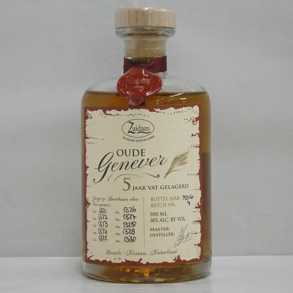 ズイダム オードジュネヴァ 5年 並行 38% 500ml オランダジンZUIDAM OUDE GENEVER 5Y